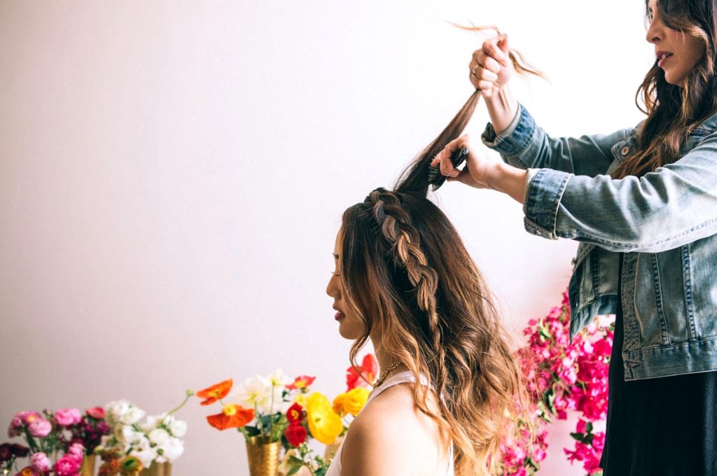 Hair Tutorial: Dutch Flower Braid - Swanky Wedding