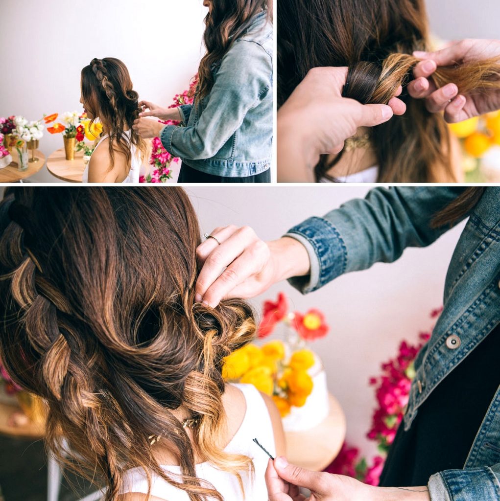 Hair Tutorial: Dutch Flower Braid - Swanky Wedding
