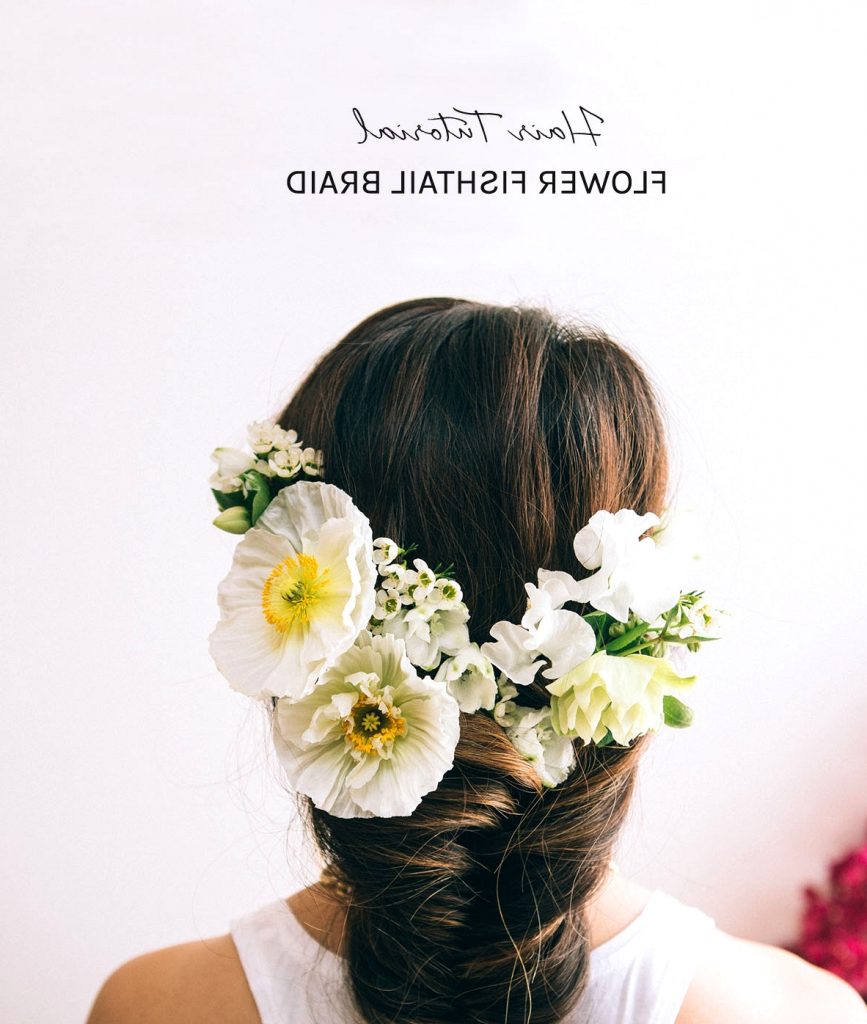 Hair Tutorial: Flower Fishtail Braid - Swanky Wedding